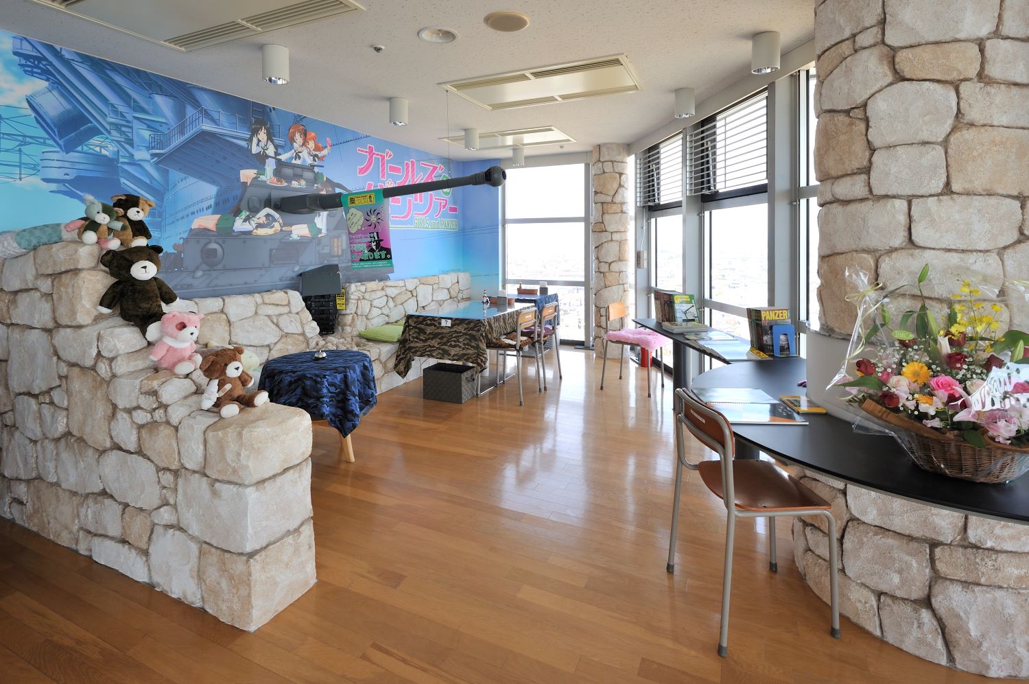 Girls und Panzer Cafe Panzer Vor | [Official website] Oarai Tourism ...